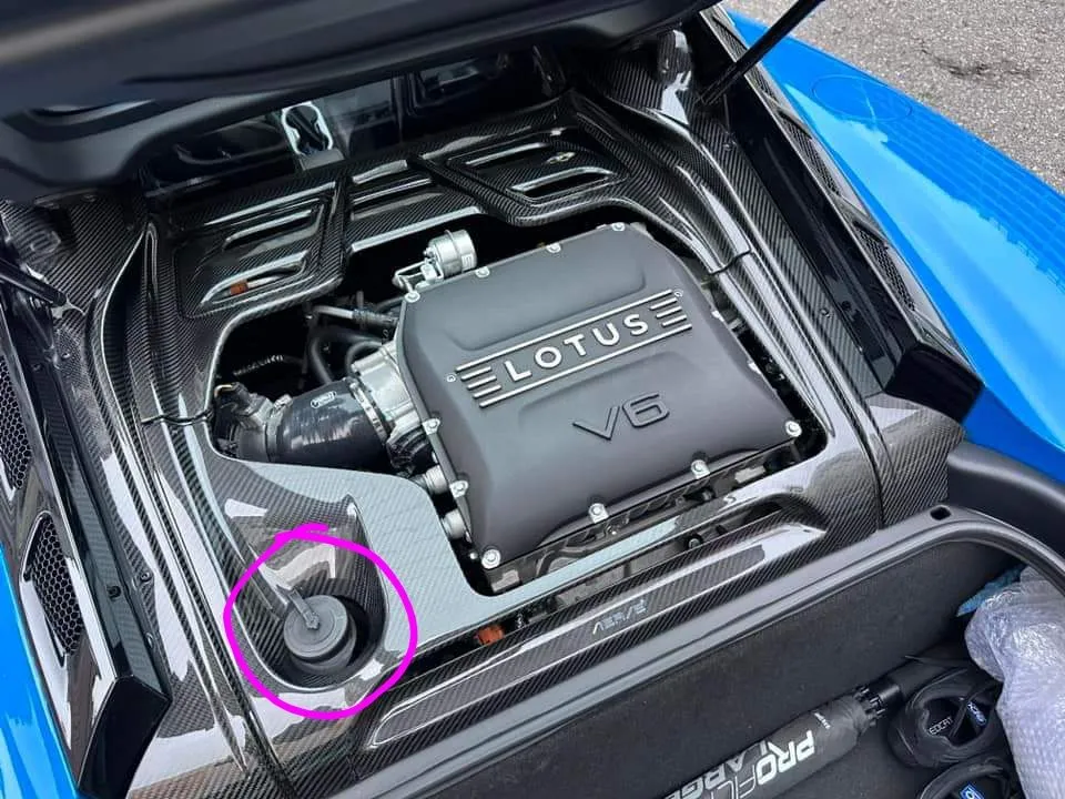 Carbon Engine Surround / The Water Filler Cap | Page 2 | Lotus Emira Forum